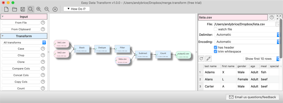 Easy Data Transform v1.0.0 released | Successful Software